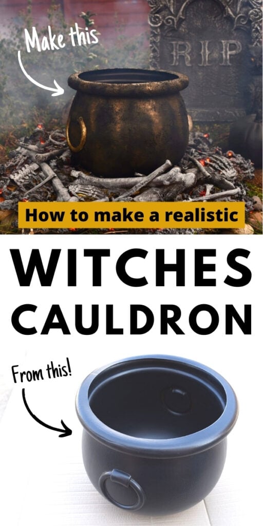 How to Make a Realistic Witches Cauldron - Make Life Lovely