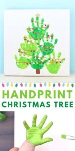 EASY Handprint Christmas Tree - Make Life Lovely
