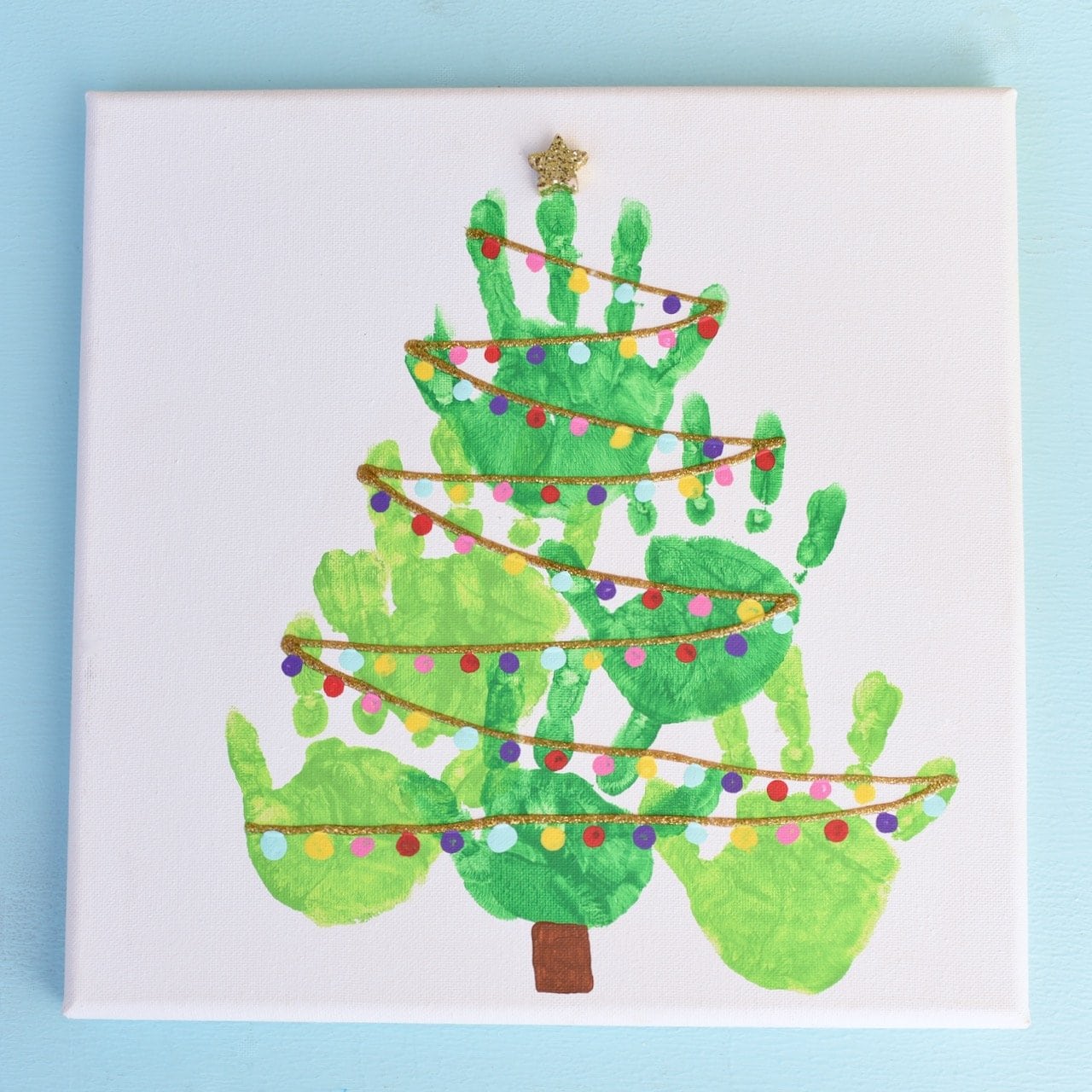 Christmas Tree Handprint