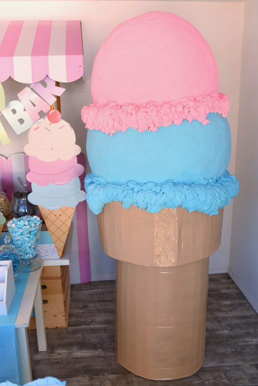 Giant ice cream cone tutorial - Make Life Lovely