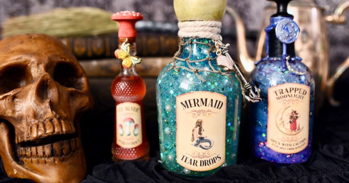 How to Make Potion Bottles + VIDEO!
