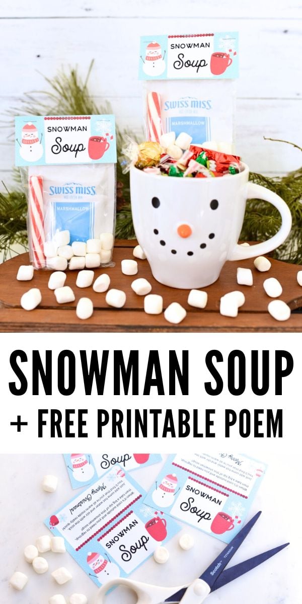 Snowman Soup + FREE Printable Poem!